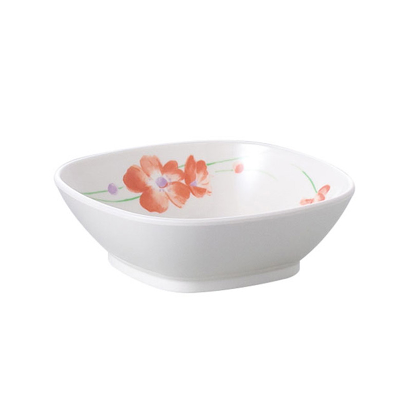 KYOEI ONLINE STORE / メラミン 浅角小鉢 はるか 10-628-HK(113×113×H37mm 210cc)信濃化学（shinca）