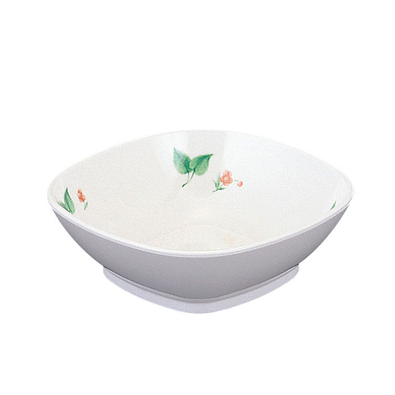 KYOEI ONLINE STORE / メラミン 浅角小鉢 ラズベリー 10-628-RB(113×113×H37mm 210cc)信濃化学（shinca）